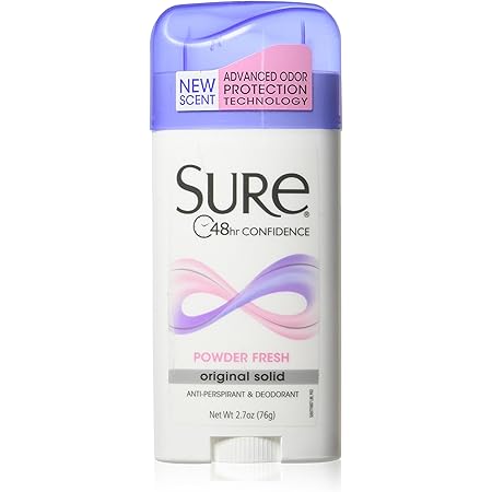 Amazon.com : Sure Original Solid Anti Perspirant and Deodorant, Powder ...