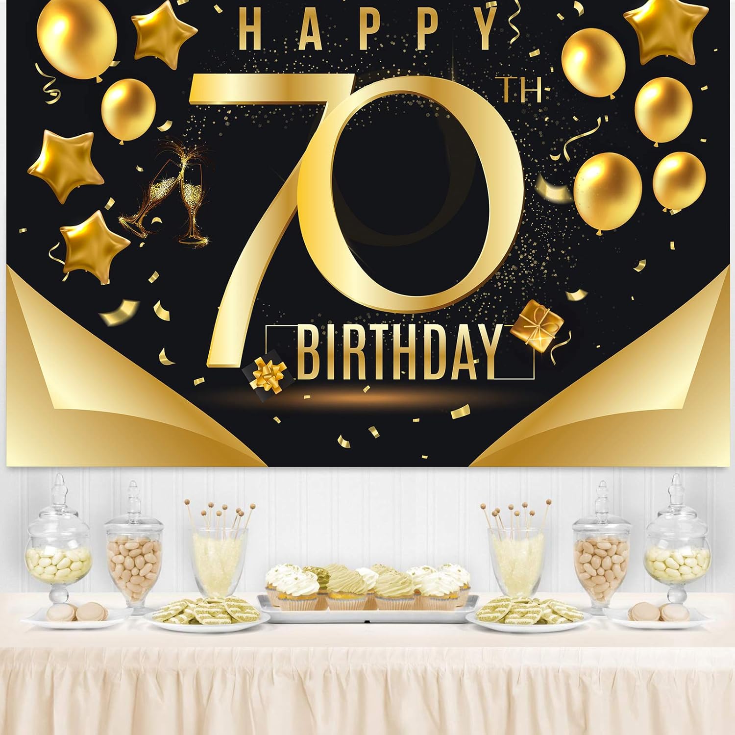 70th Birthday Backdrop | Anniversary Photo Banner | Australia | Ubuy