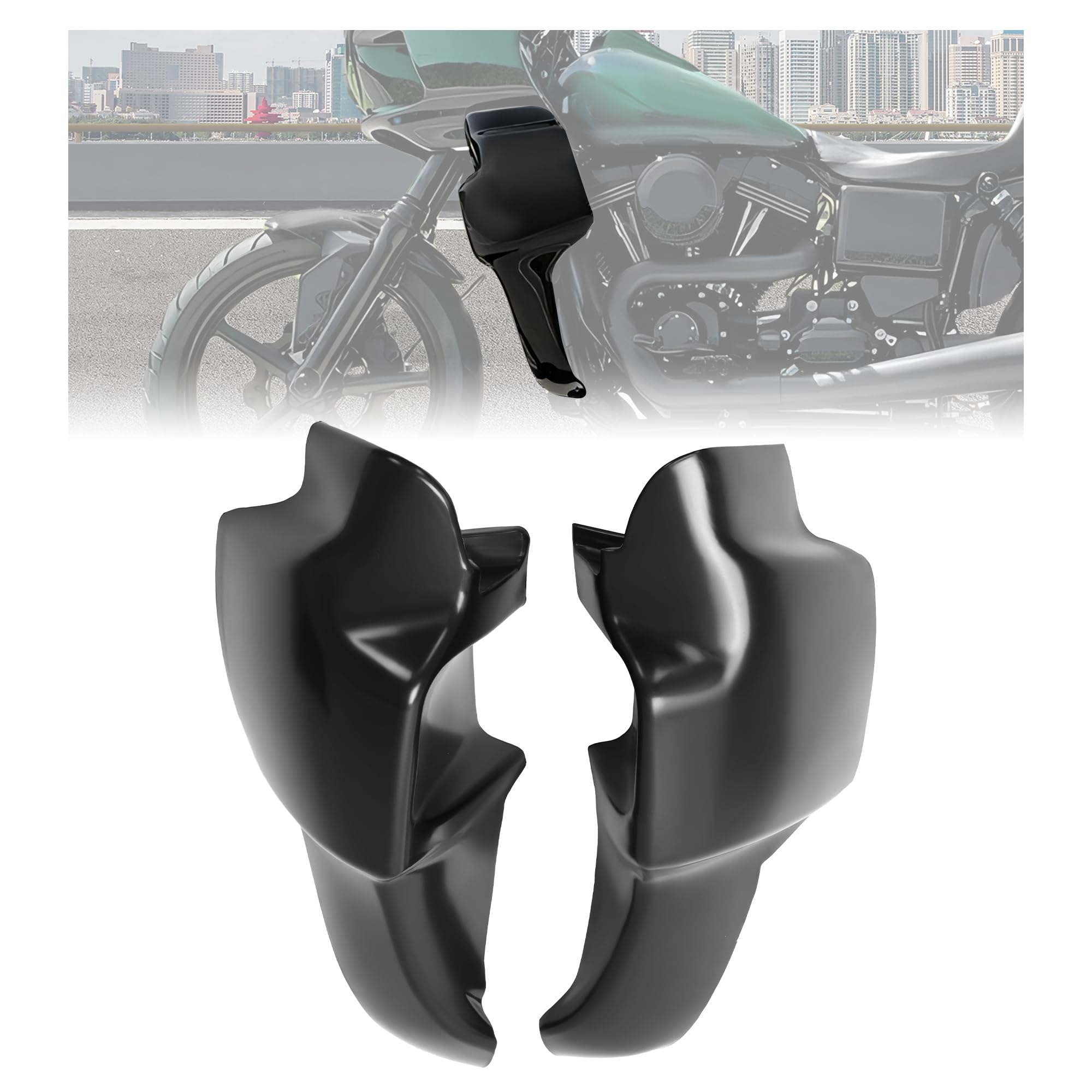 Amazon.com: HECASA Lower Leg Fairings Compatible with 2006-2017 Harley ...