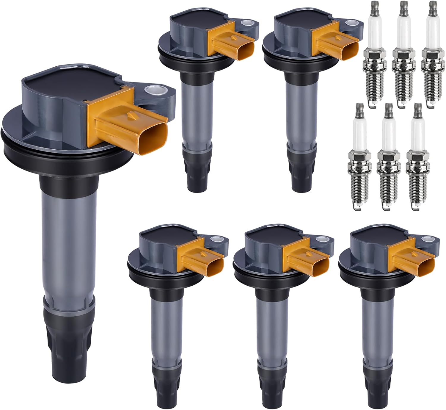 Amazon.com: 6pcs Ignition Coil & Spark Plug Fit for Ford F150 Flex ...