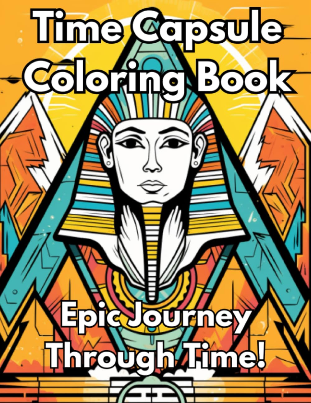 Time Capsule Coloring Book: Journey Across Centuries | History ...