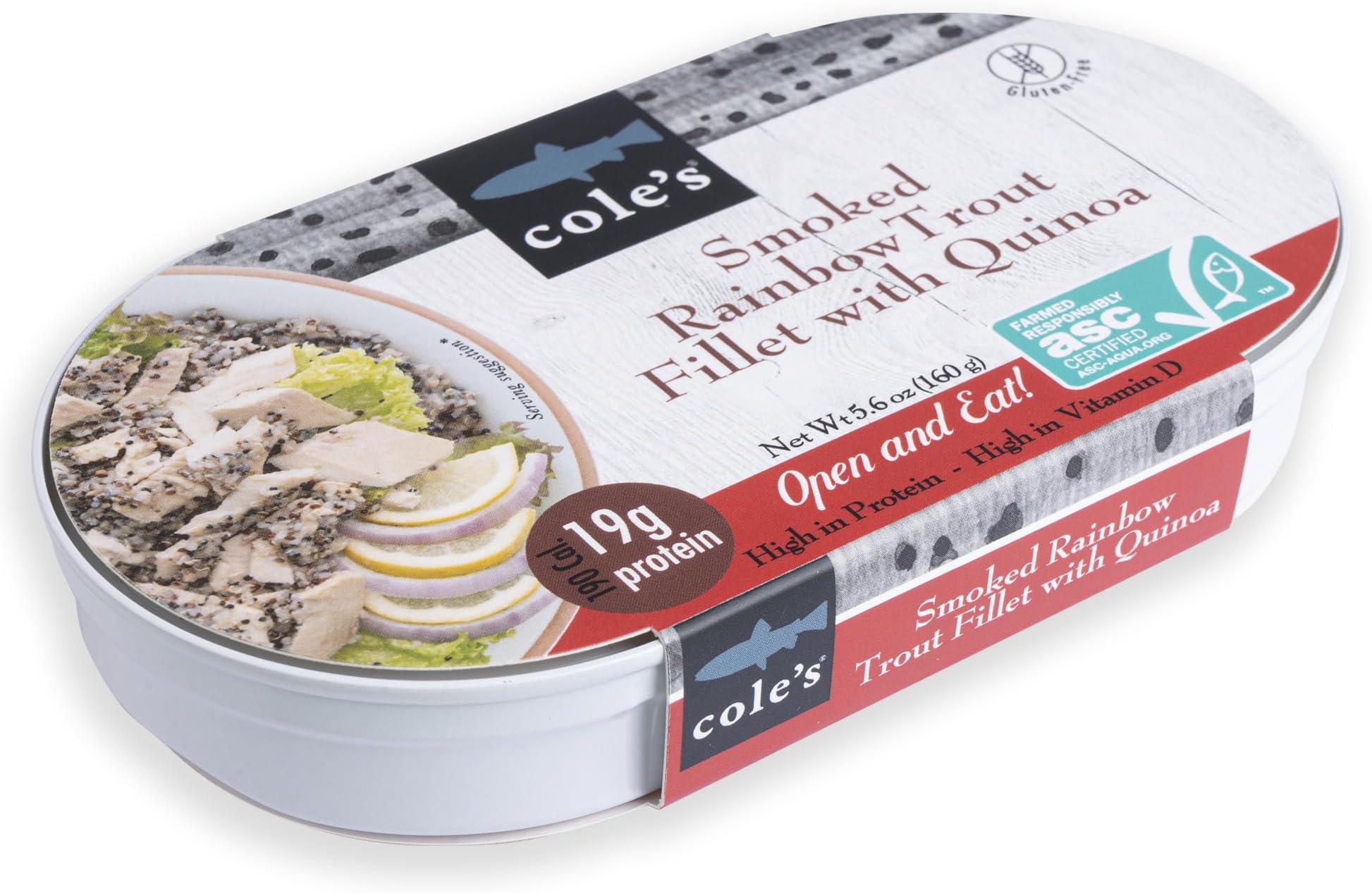 Amazon.com: COLE’S - Smoked Rainbow Trout Fillet with Quinoa | Open ...
