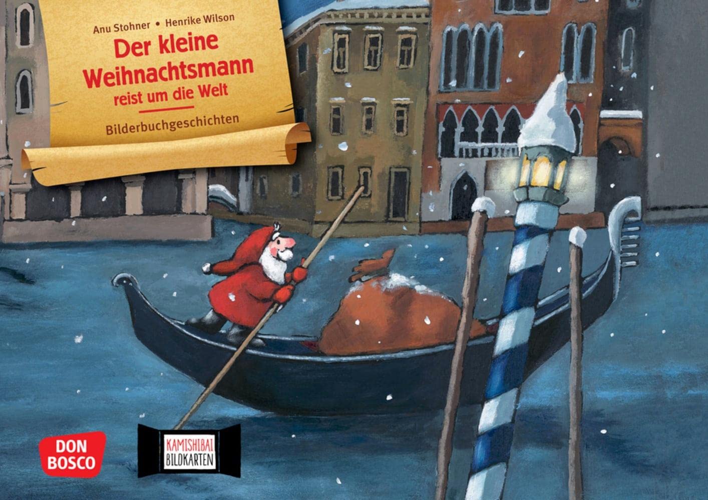 Der kleine Weihnachtsmann reist um die Welt. Kamishibai Bildkartenset ...