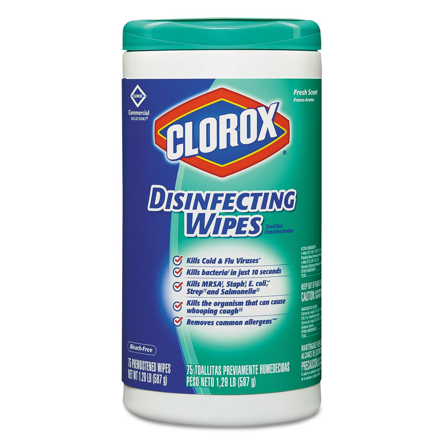 Amazon.com: Disinfecting Wipes, 7 x 8, Fresh Scent, 75/Canister, 6 ...