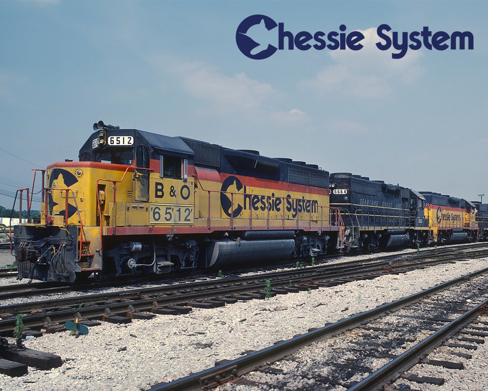 Amazon.com: Chessie System and Seaboard Coast Line on Early CSX 8" x 10 ...