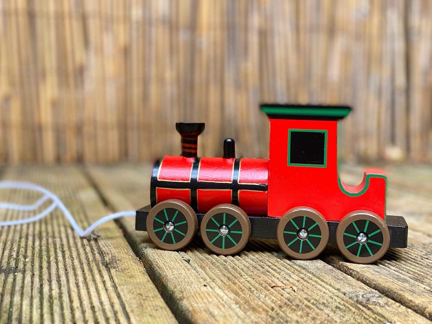Orange Tree Toys Steam Train Pull Along, – TopToy