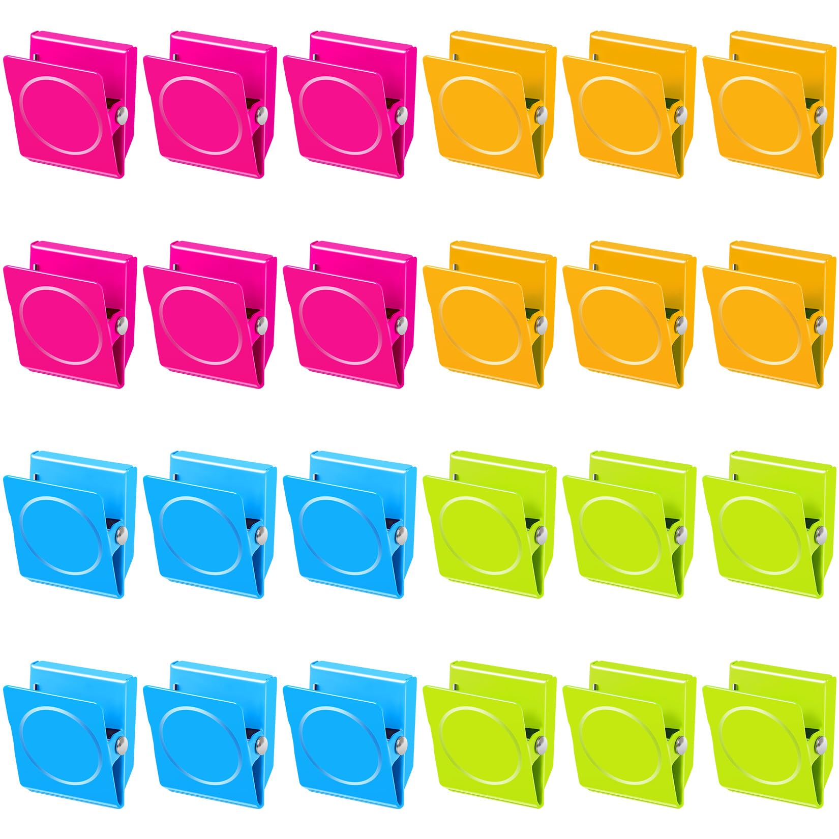 Amazon.com : Grtard 24 Pack Magnetic Clips, Colorful Magnet Clips, Cute ...