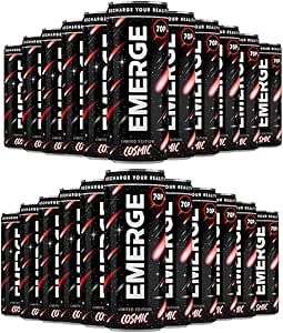Emerge Cosmic Energy drink pack 48 x 250ml Pack : Amazon.co.uk: Grocery