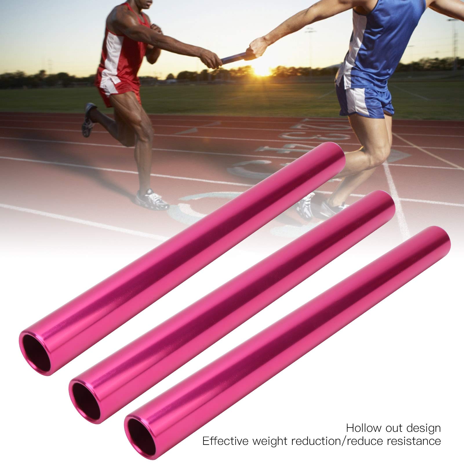 Baton 4 Track And Field Relay Race Batons PATIKIL Relay Track Batons ...