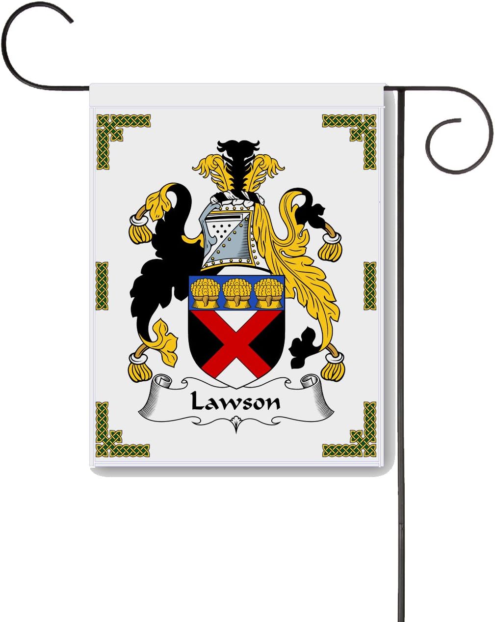 Amazon.com : Lawson Coat of Arms/Lawson Family Crest 11 X 15 Garden ...