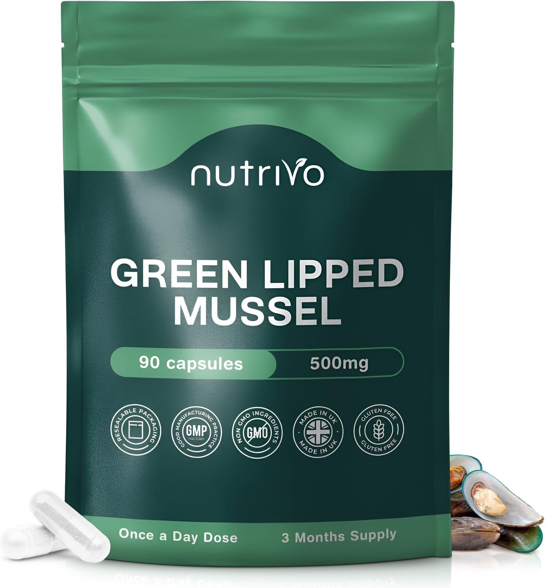 Green Lipped Mussel for Humans & Dogs - New Zealand Green Lipped Mussel ...
