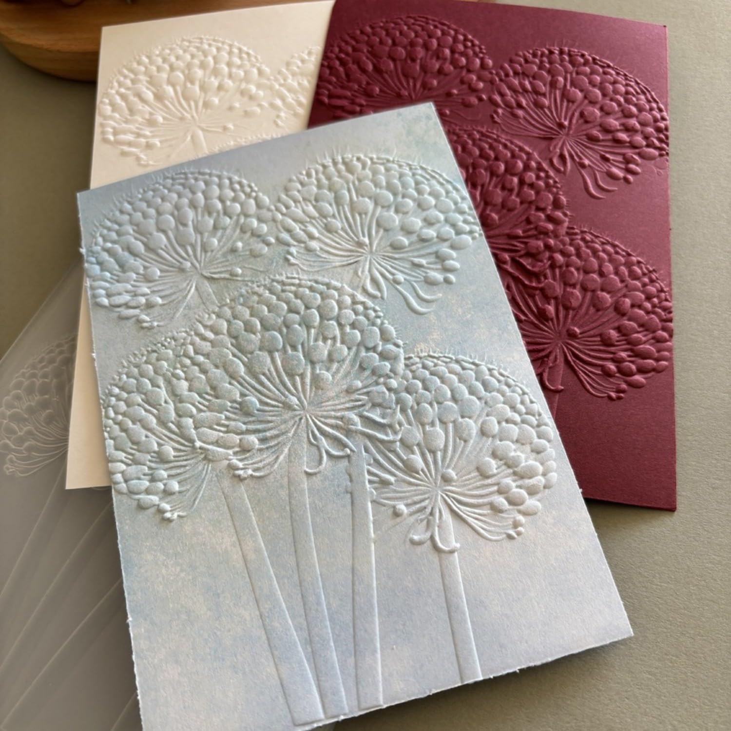 1 Pc Embossing Template Bump Plastic DIY Stencil Dies Folder For ...
