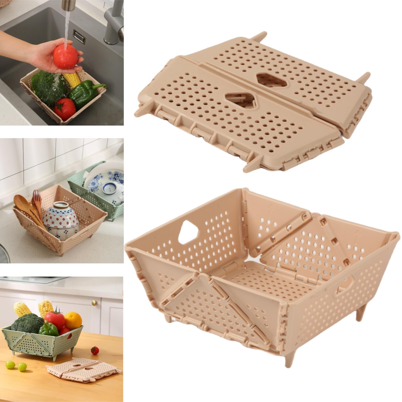 Amazon.com: Limotex Collapsible Strainers and Colanders for Kitchen ...