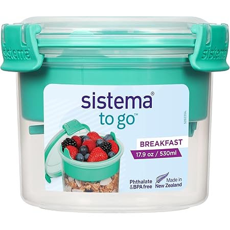 Sistema Snacks TO GO Food Storage Container | 400 ml | Small Pot with ...