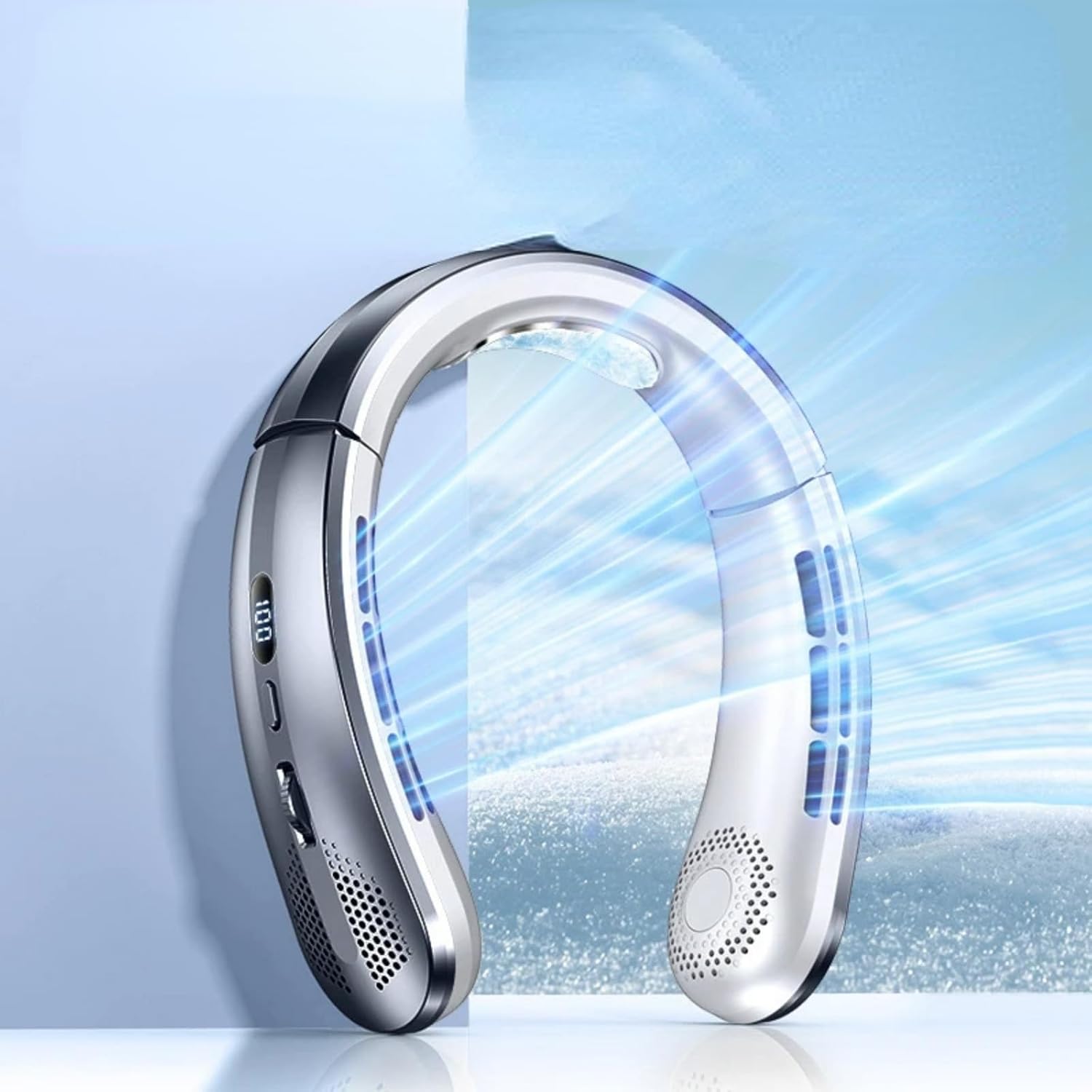 Amazon.com: egvay 2000mA Portable Hanging Neck Fan Bladeless Neckband ...