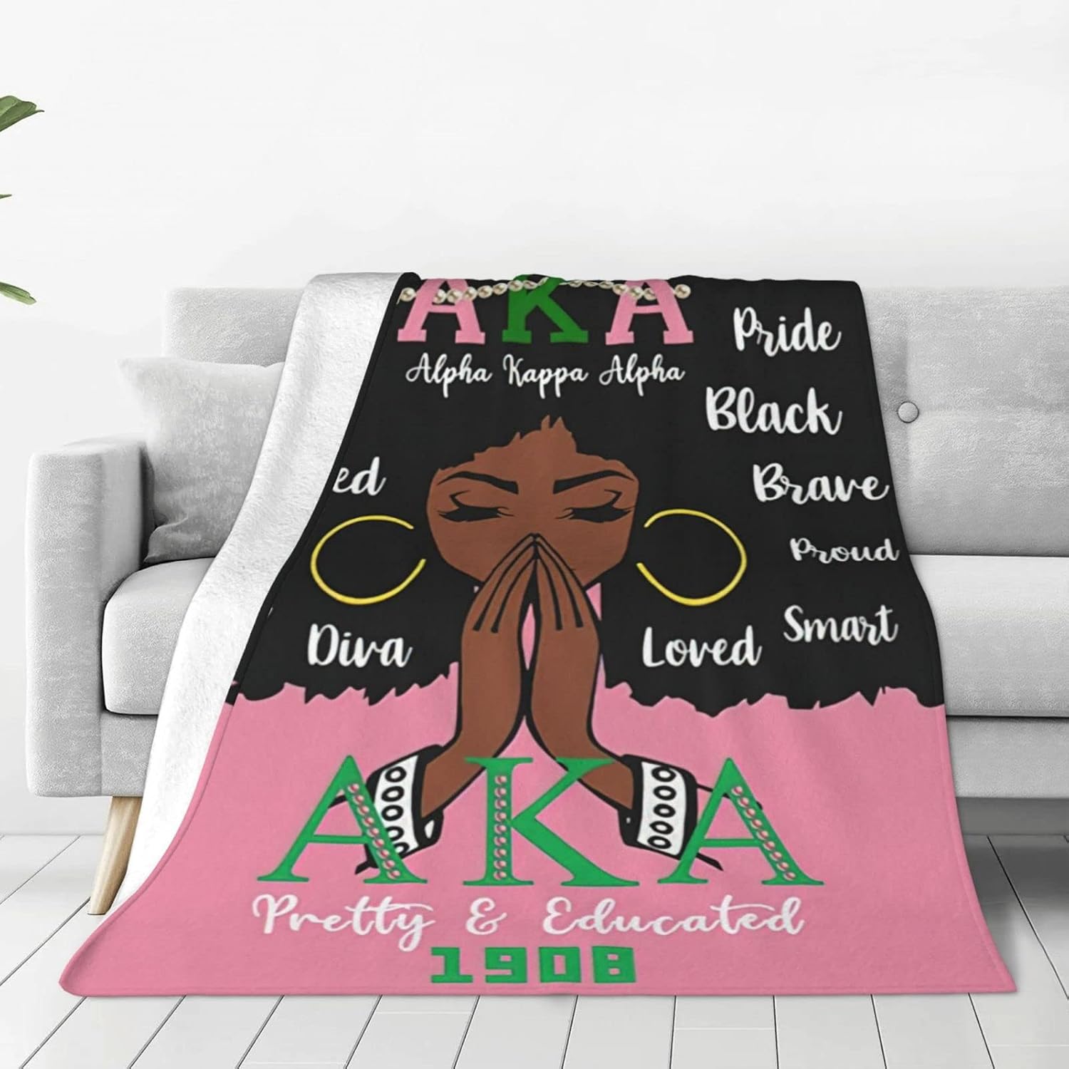 Amazon.com: AKA SOR-Ority Blankets£¬Ultra Soft Flannel , Bad Blanket ...