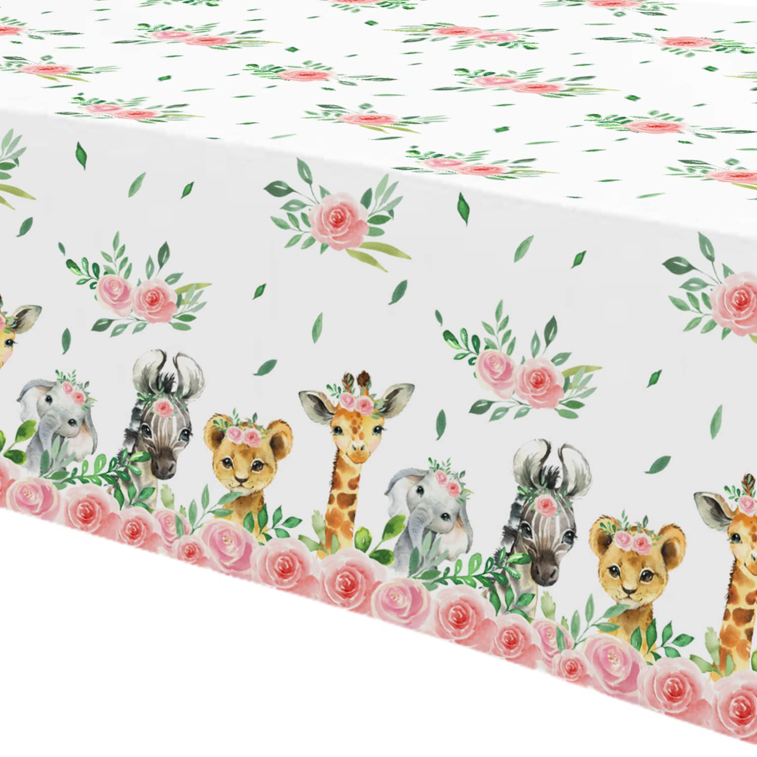 Snapklik.com : HIPVVILD Safari Tablecloth For Girls - Disposable Jungle ...