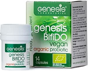 Genesis Bifido Bio Vegan Probiotic with Lactobacillus and ...