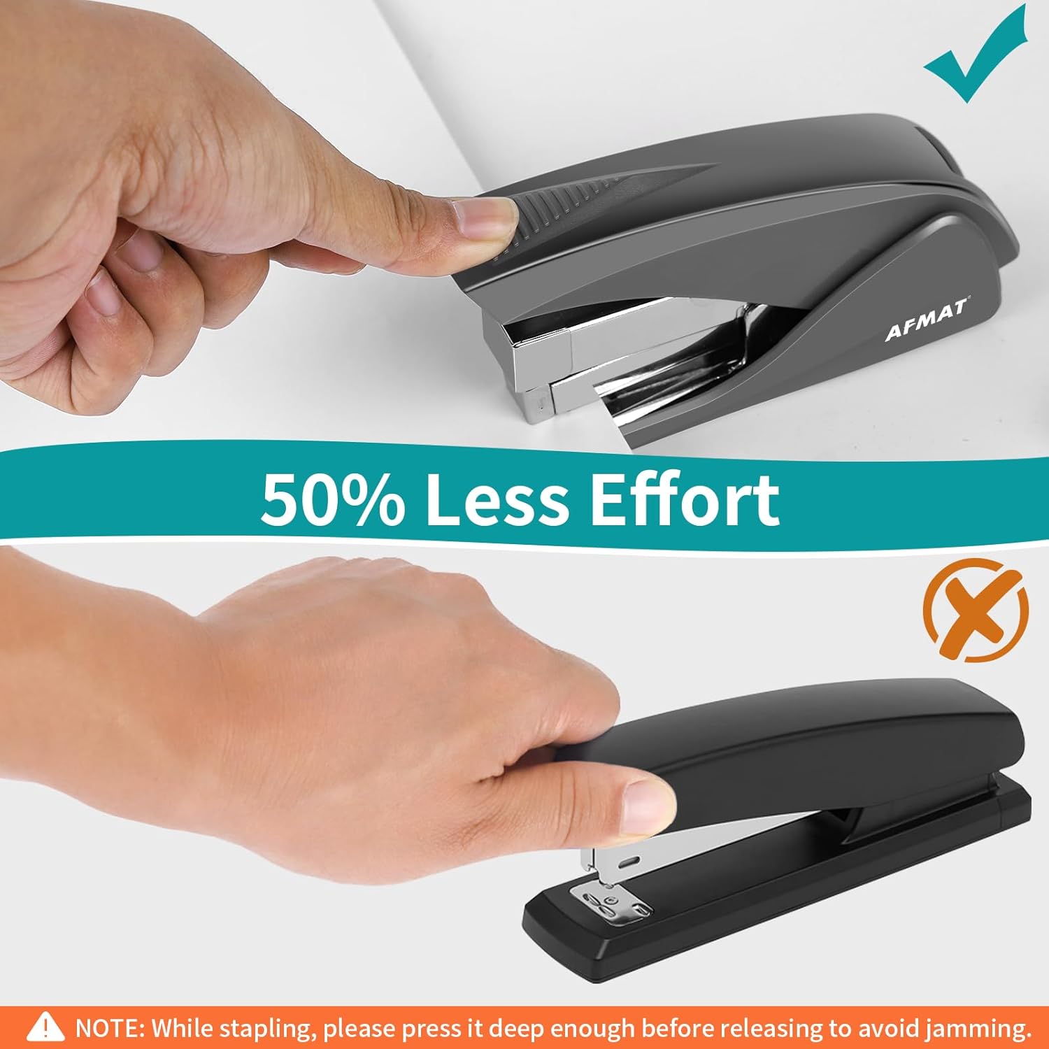 Effortless One Touch Stapler, 50 Sheet Capacity - Nepal | Ubuy