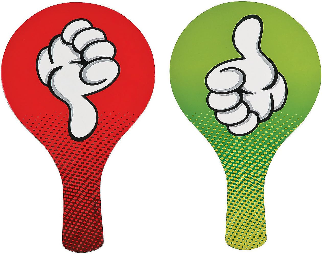 Amazon.com: Thumbs Up / Thumbs Down Classroom Voting Paddles (set of 24 ...