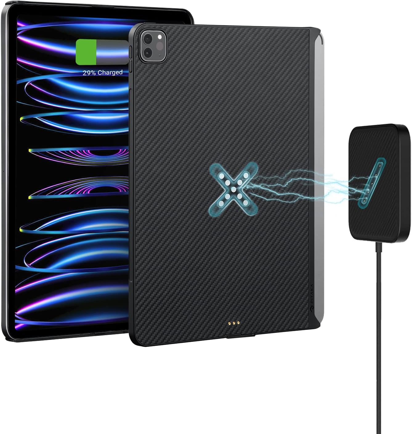 Amazon.com: PITAKA iPad Mini 6 Case, Magnetic Wireless-like Charging ...