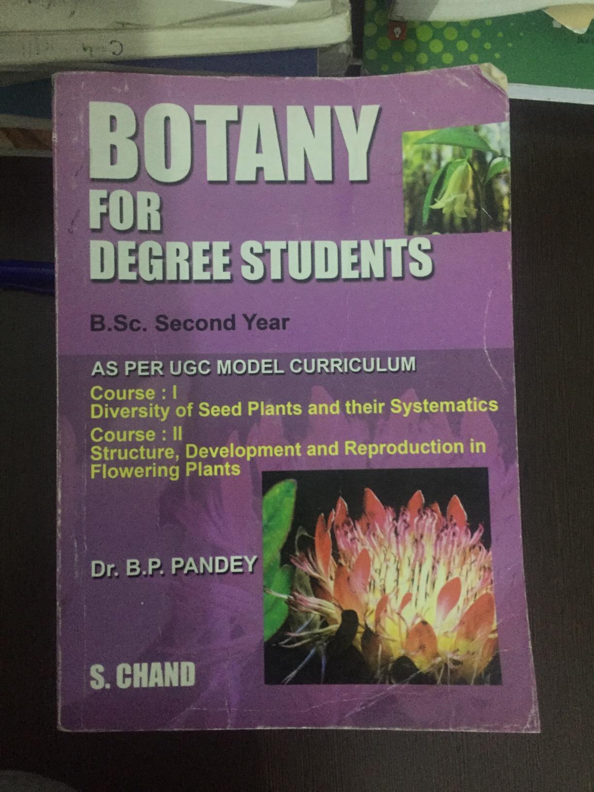 Buy Botany For Degree Students: B.Sc Second Year Book Online at Low ...