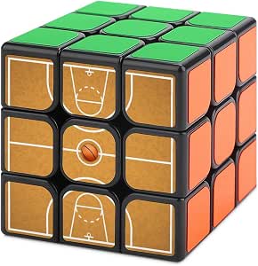 Amazon.com: Basketball Court Single Sided 3x3 Cube 3D Fidget Cube ...