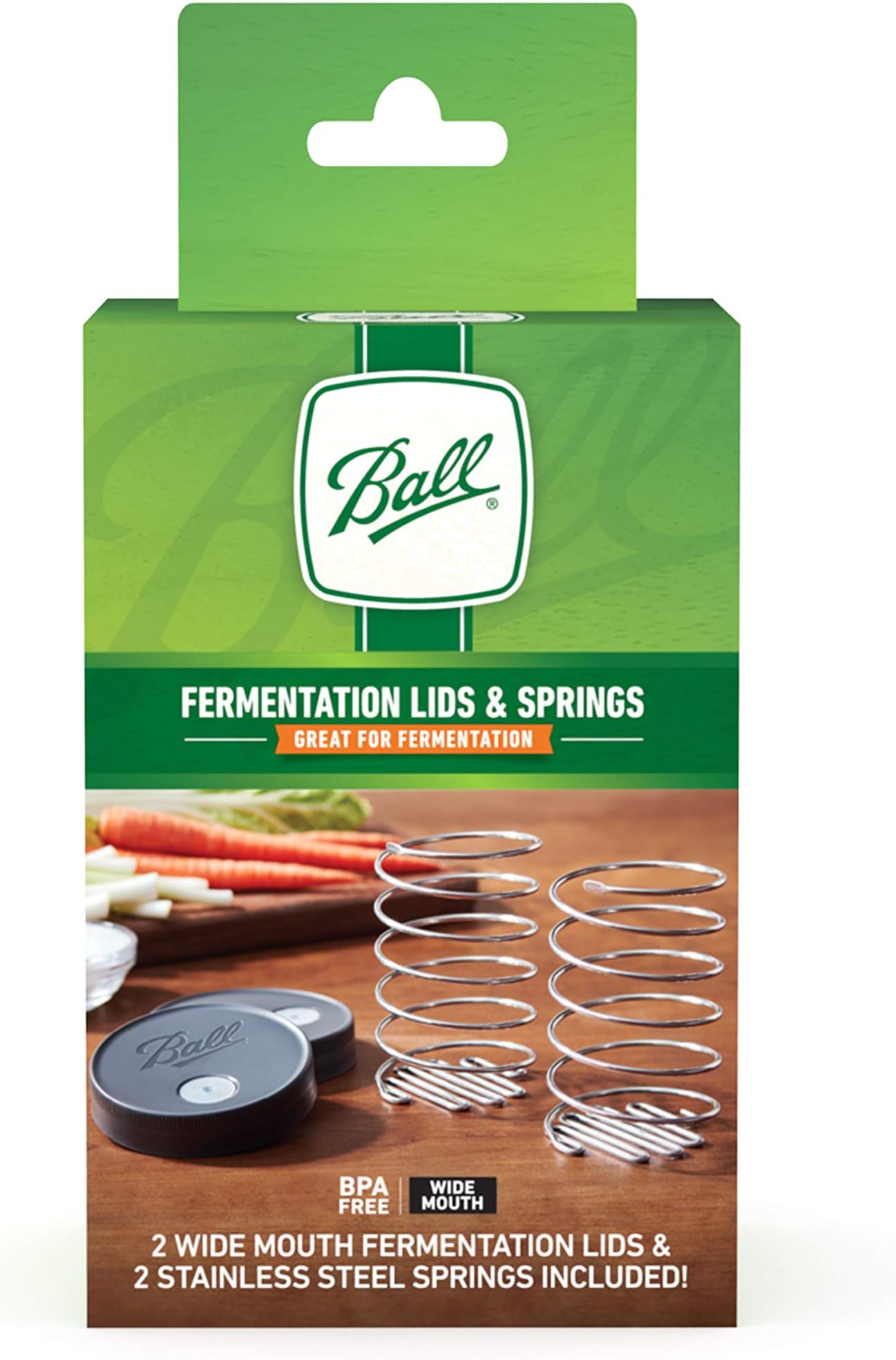 Amazon.com: Ball Fermentation Lids and Springs, 32oz, Metal: Home & Kitchen