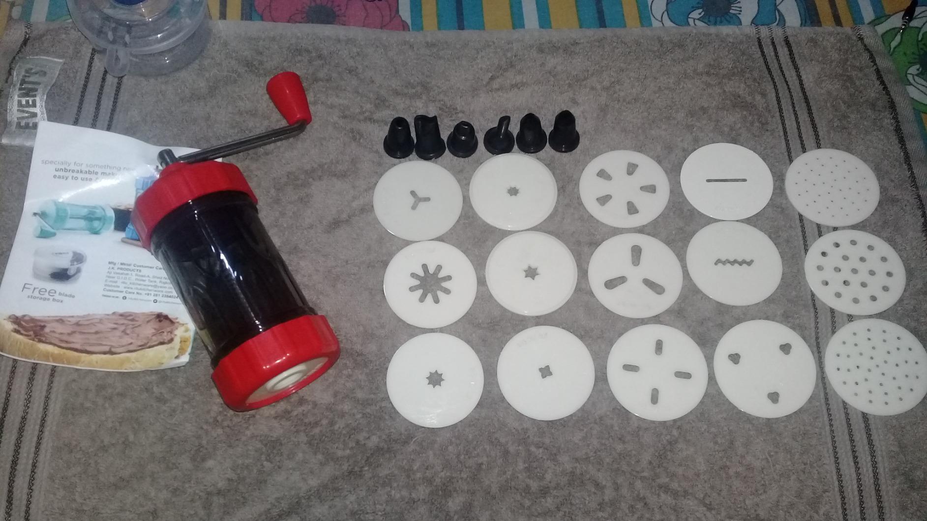 Buy Abee Unbreakable Body Plastic Sev Namkeen Sancha Machine Maker with ...