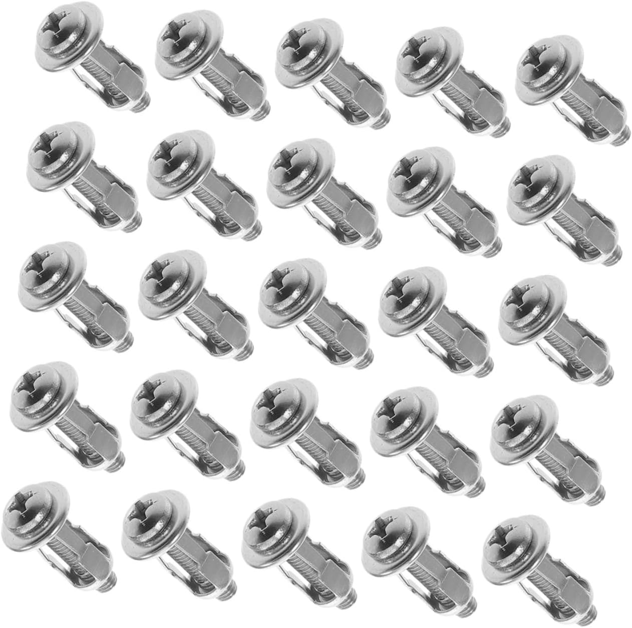 Amazon.com: FUNOMOCYA 25Pcs Hollow Door Anchor Expansion Nuts with ...
