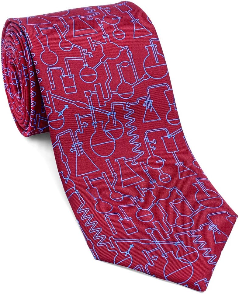 Josh Bach Men's Chemistry and Science Silk Necktie, Made in USA at ...
