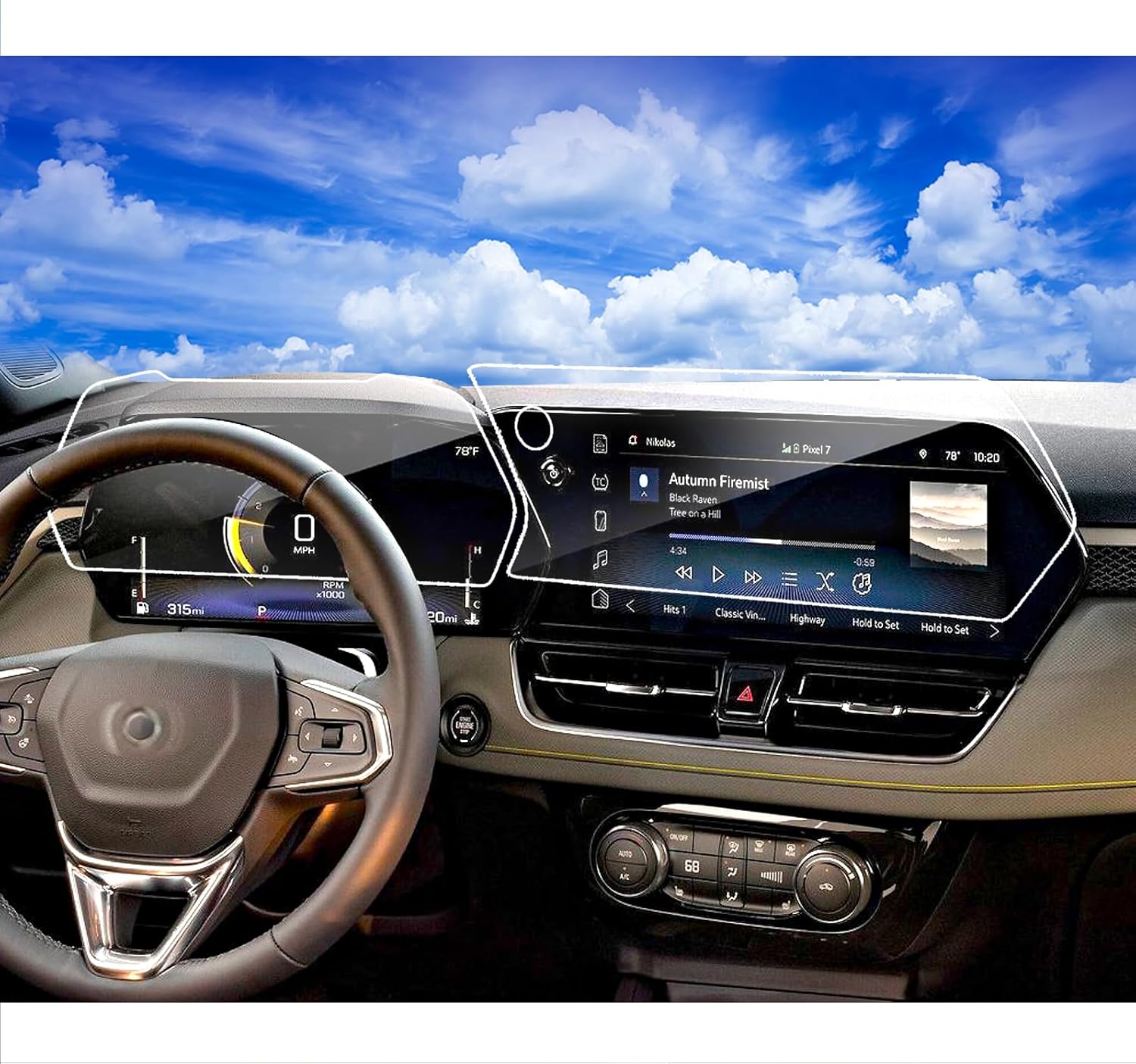 2pcs 2024 2025 Chevy Trax Screen Protector for 2024 Philippines | Ubuy