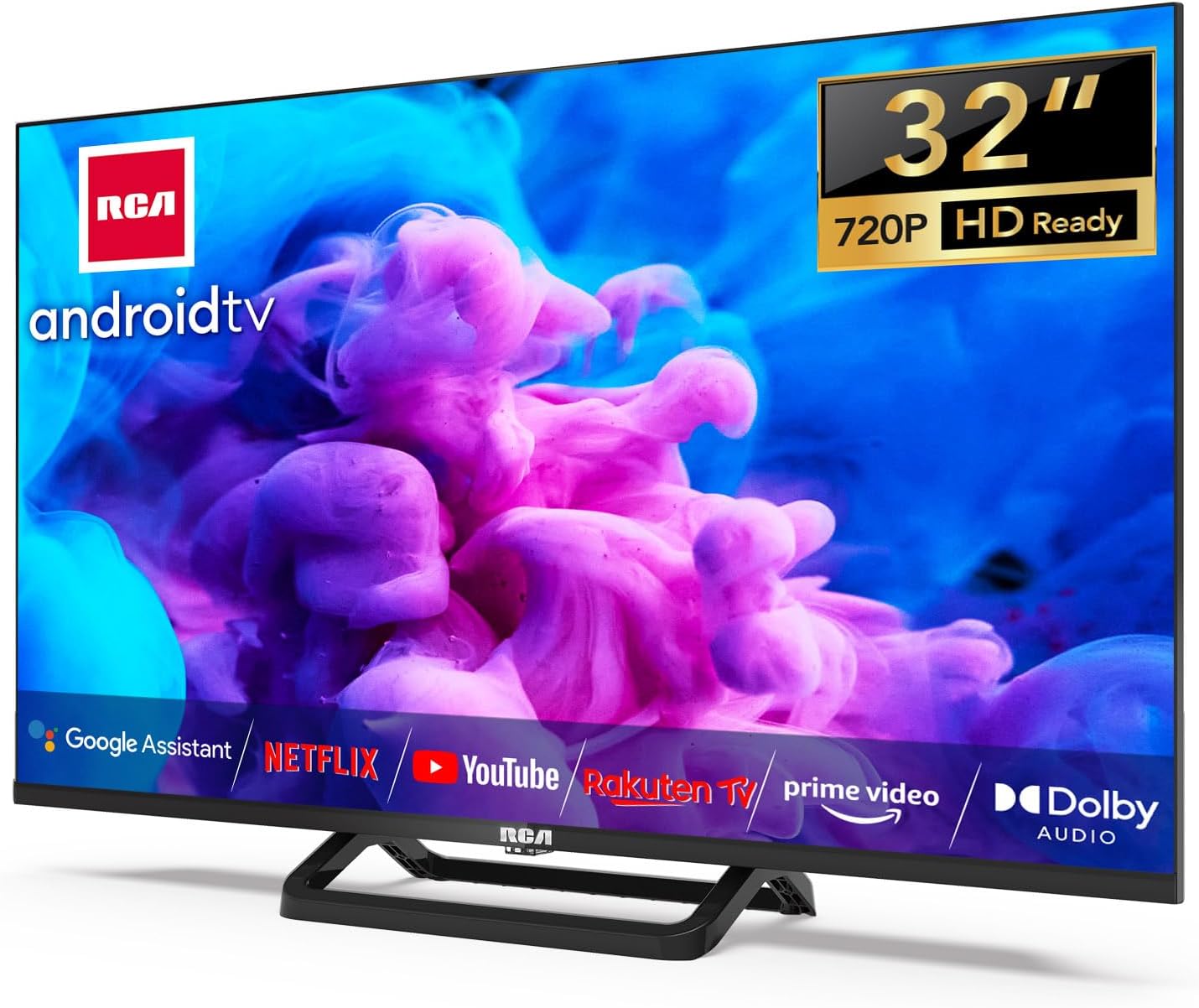 DYON Movie Smart 32 VX 80 cm (32 Zoll) Fernseher (HD Smart TV, HD Triple Tuner (DVB-C/-S2/-T2 ...