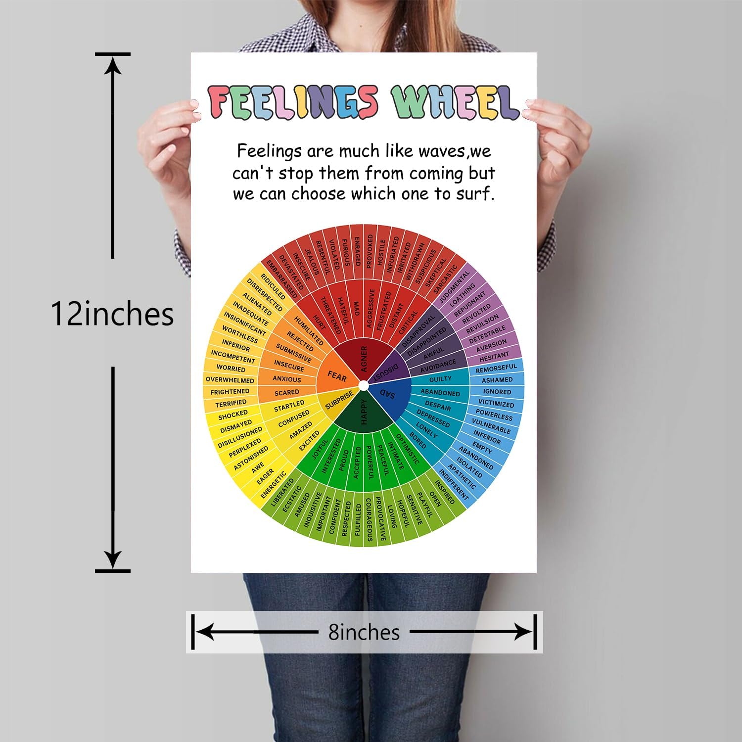 ARNOLILI Zone of Regulation Poster & Emotion Chart Philippines | Ubuy
