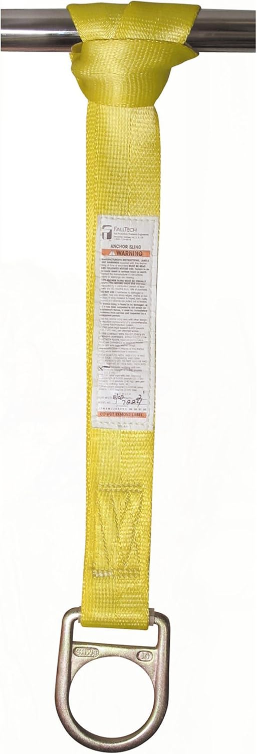 FallTech 7272 6-Foot Choker Web Anchor Sling - Fall Arrest Safety Clips ...