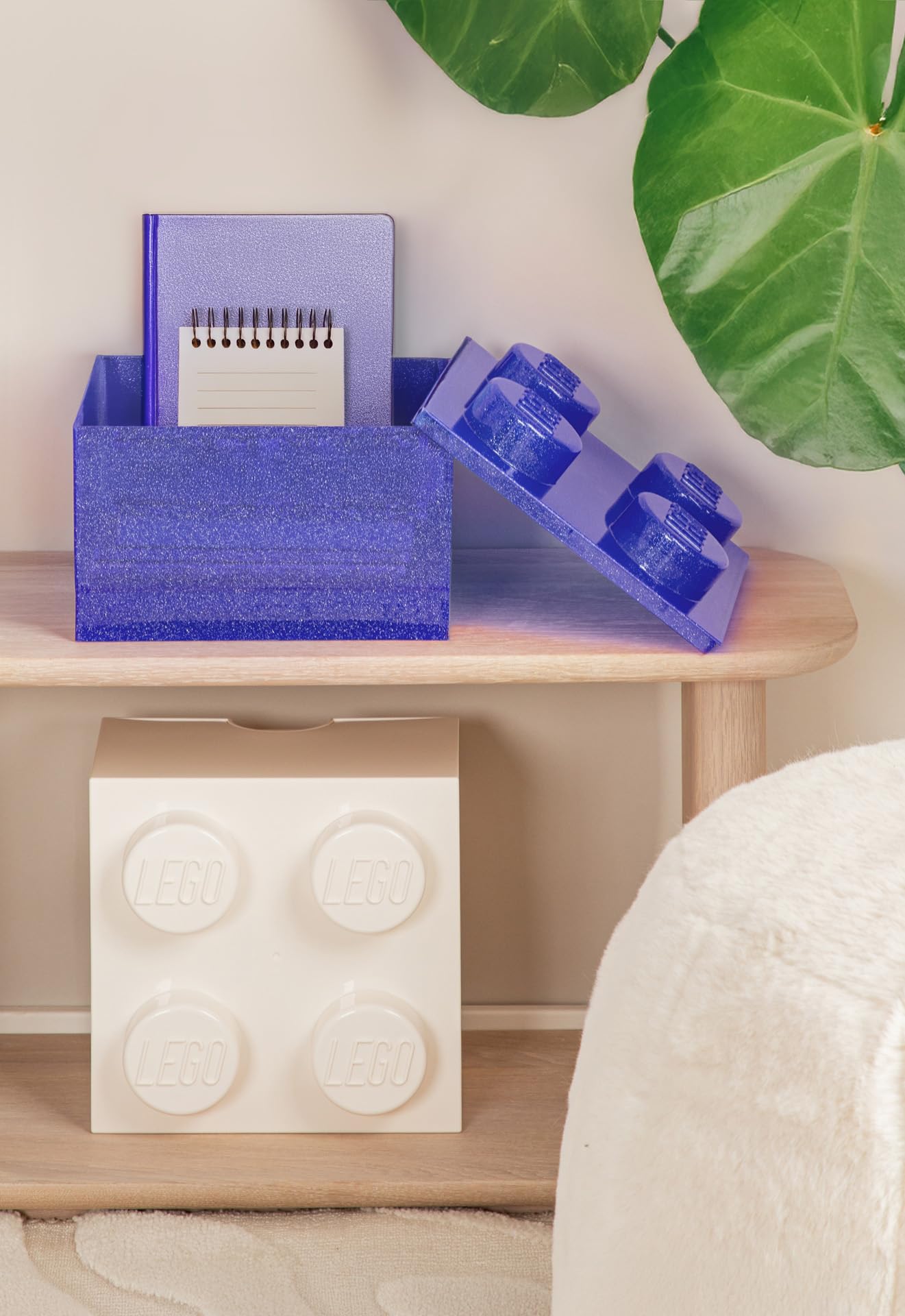 Snapklik.com : LEGO Storage Brick 4 - Studs White - Stackable Plastic ...