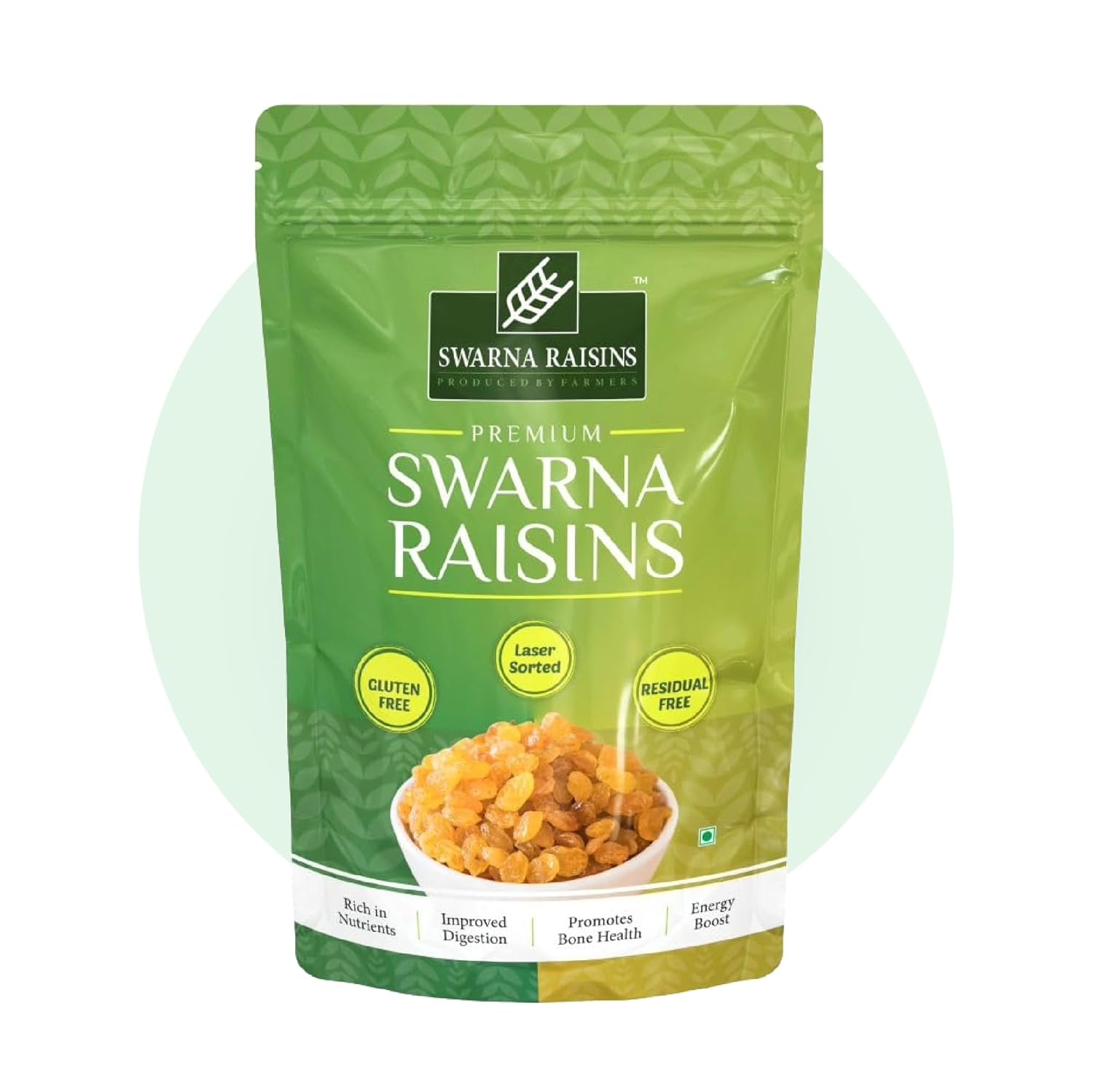 Swarna Raisins Naturally Grown Pure Premium Golden Munakka (500 gram ...