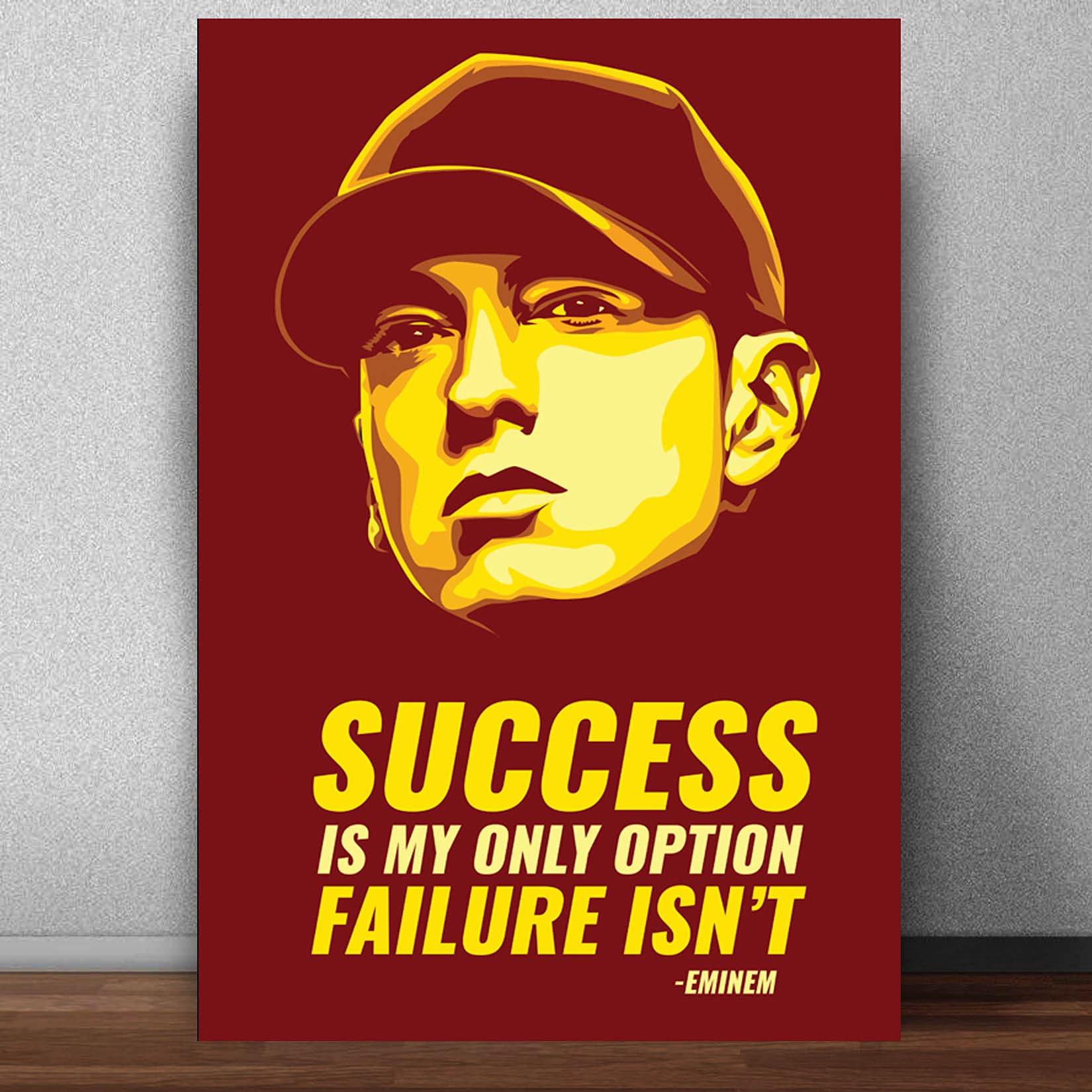 Good Hope Eminem Motivational Quote Rolled Poster for Room and Office ...