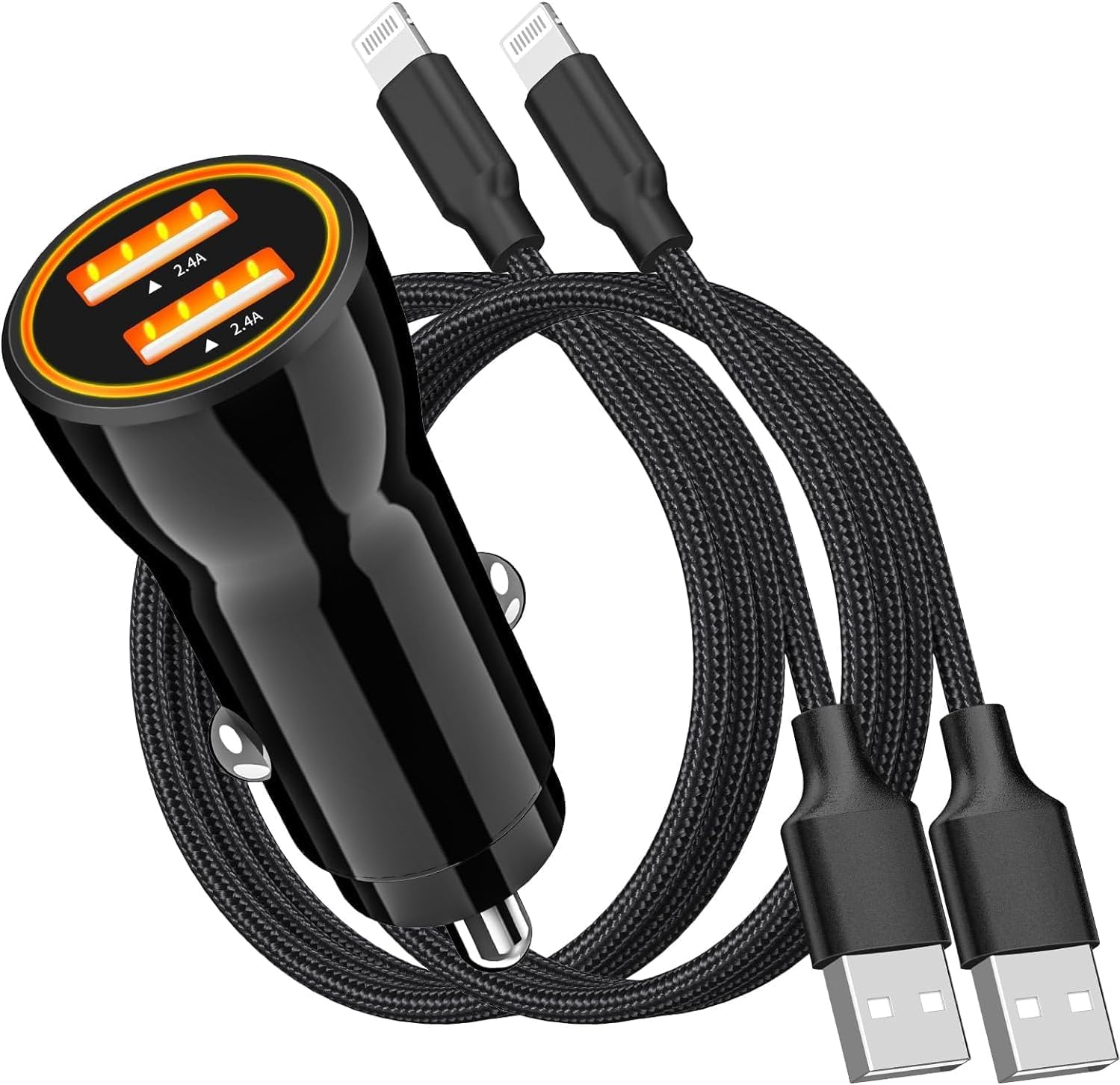 Amazon.com: [Apple MFi Certified] iPhone Car Charger Fast Charging ...