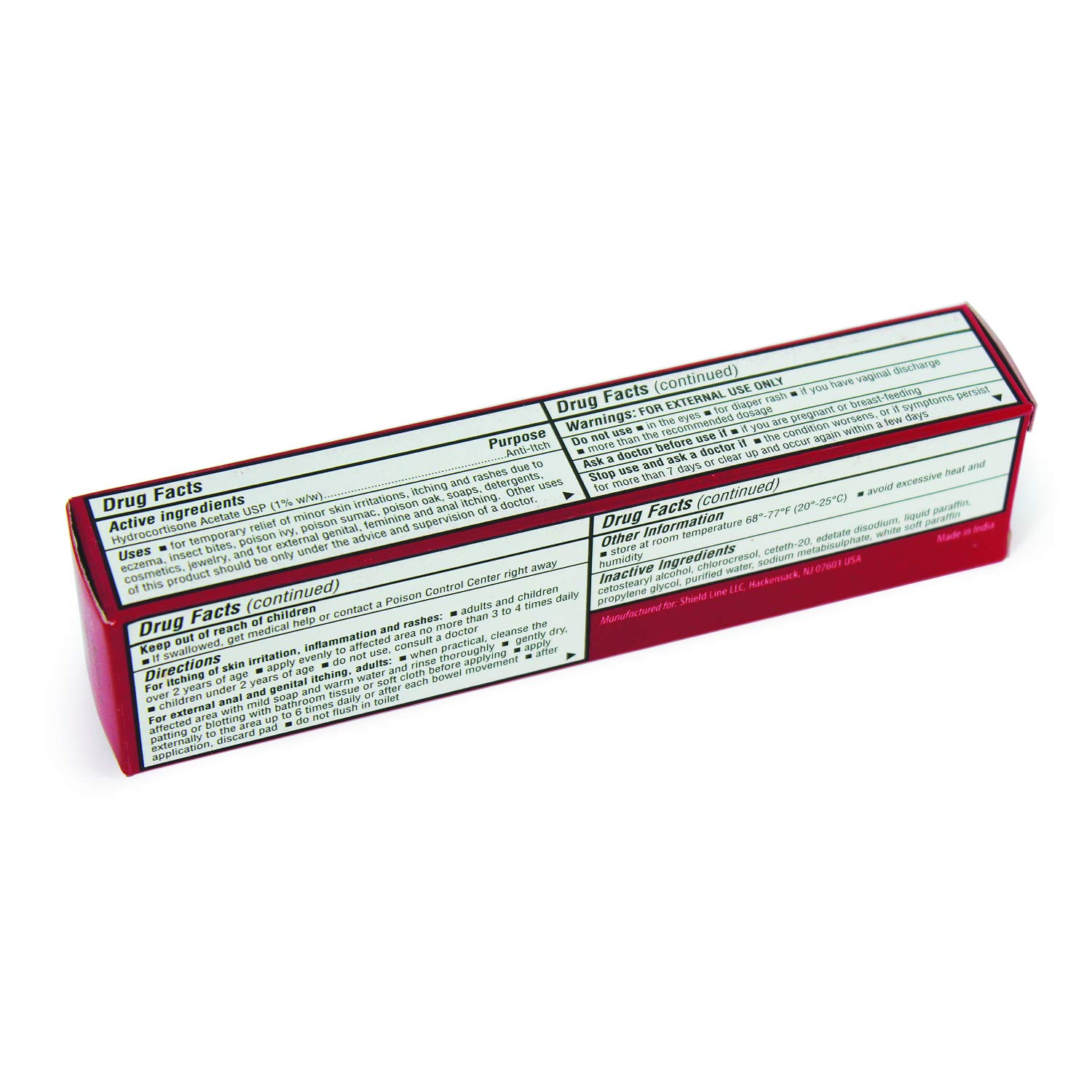 Medpride Hydrocortisone Cream 1%| 1 Oz Tube, Pack of 4| Anti-Itch ...