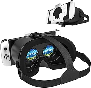 Amazon.com: VR Headset for Nintendo Switch & OLED Model Upgraded, Virtual Reality VR Glasses ...
