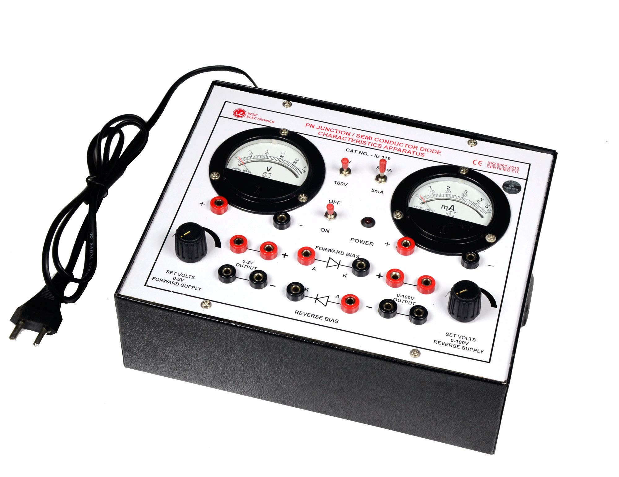 PN Junction And Zener Diode Characteristics Apparatus, 60% OFF