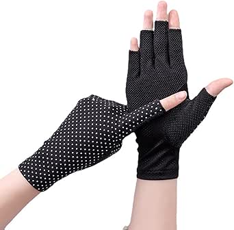 Amazon.com: XuoAz UV-Sun-Protection Gloves Driving-Gloves Sunblock ...