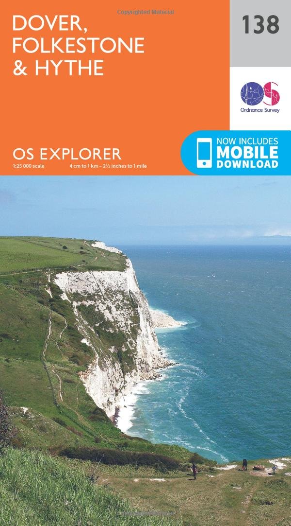 Dover, Folkestone & Hythe Map | England Coast Path | Ordnance Survey ...
