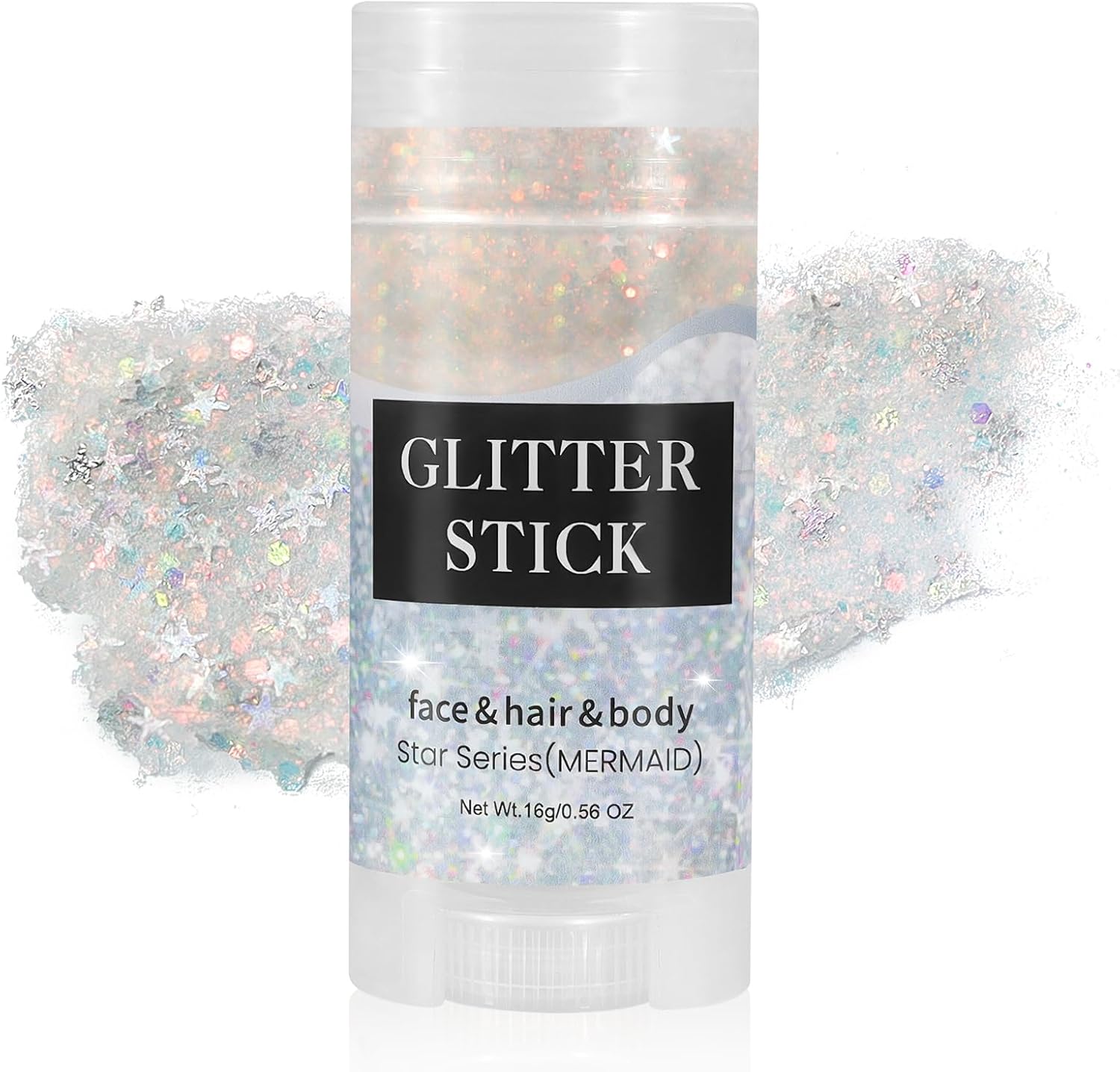Amazon.com : Mysense Mermaid Body Glitter Stick,Face Hair Glitter Gel ...