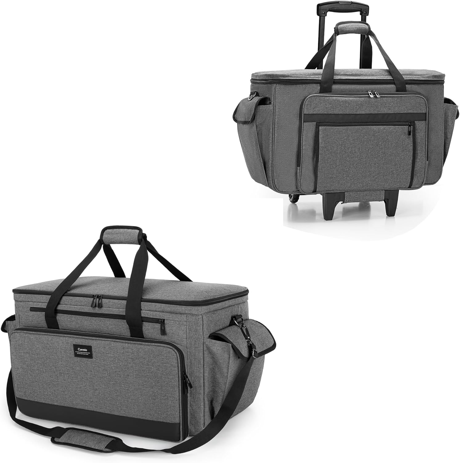 Amazon.com: CURMIO Sewing and Embroidery Machine Carrying Case with ...