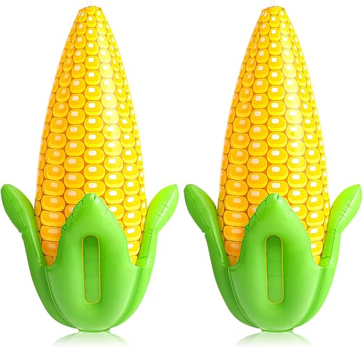 Amazon.com: Deekin 4 Pack PVC Corn Balloons Inflatable Corn Cob 24" x ...
