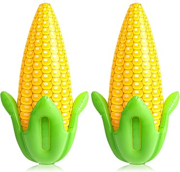 Amazon.com: Deekin 4 Pack PVC Corn Balloons Inflatable Corn Cob 24" x ...