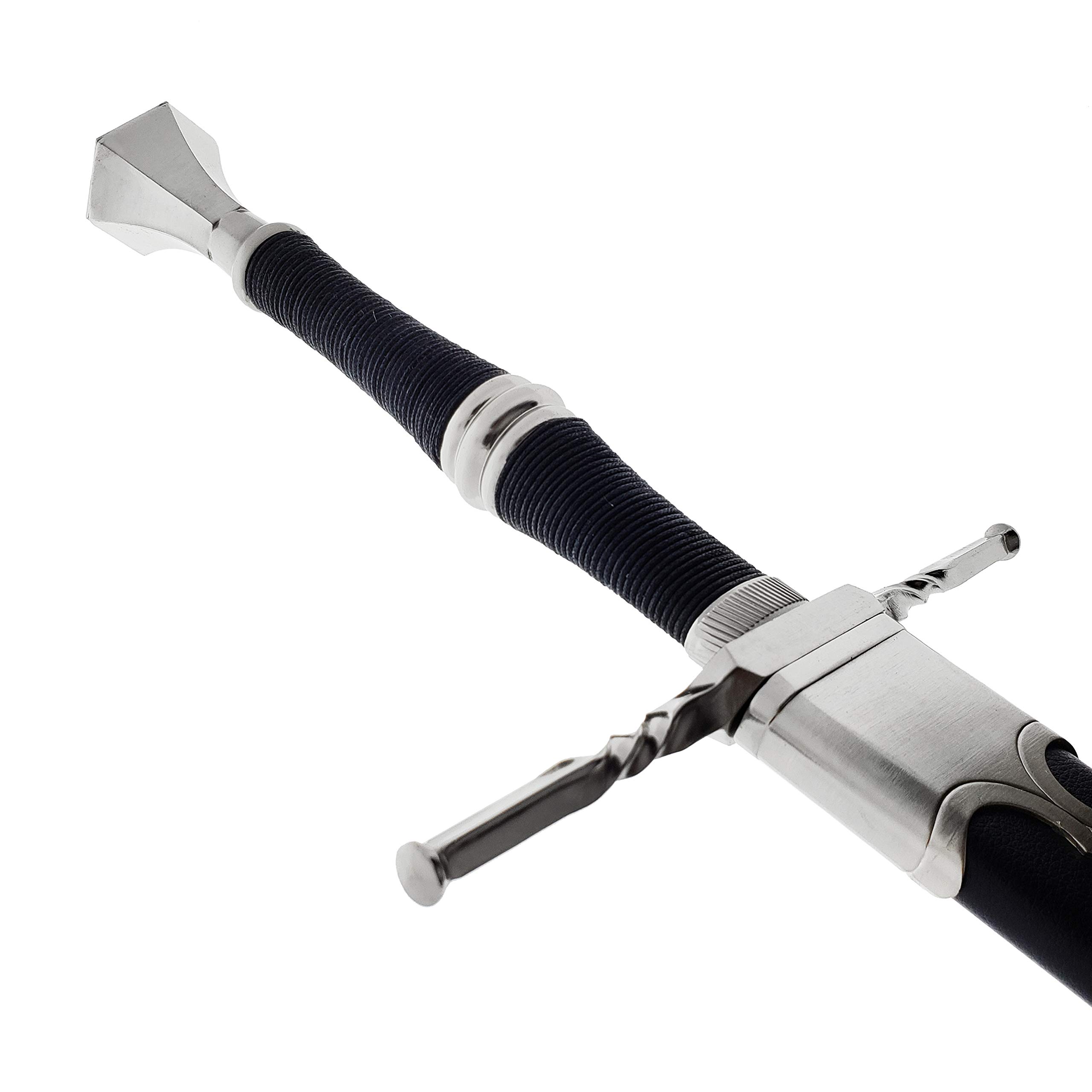 49" Medieval Sword Replica Two Hand Middle Ages Sword with Dull Blade ...