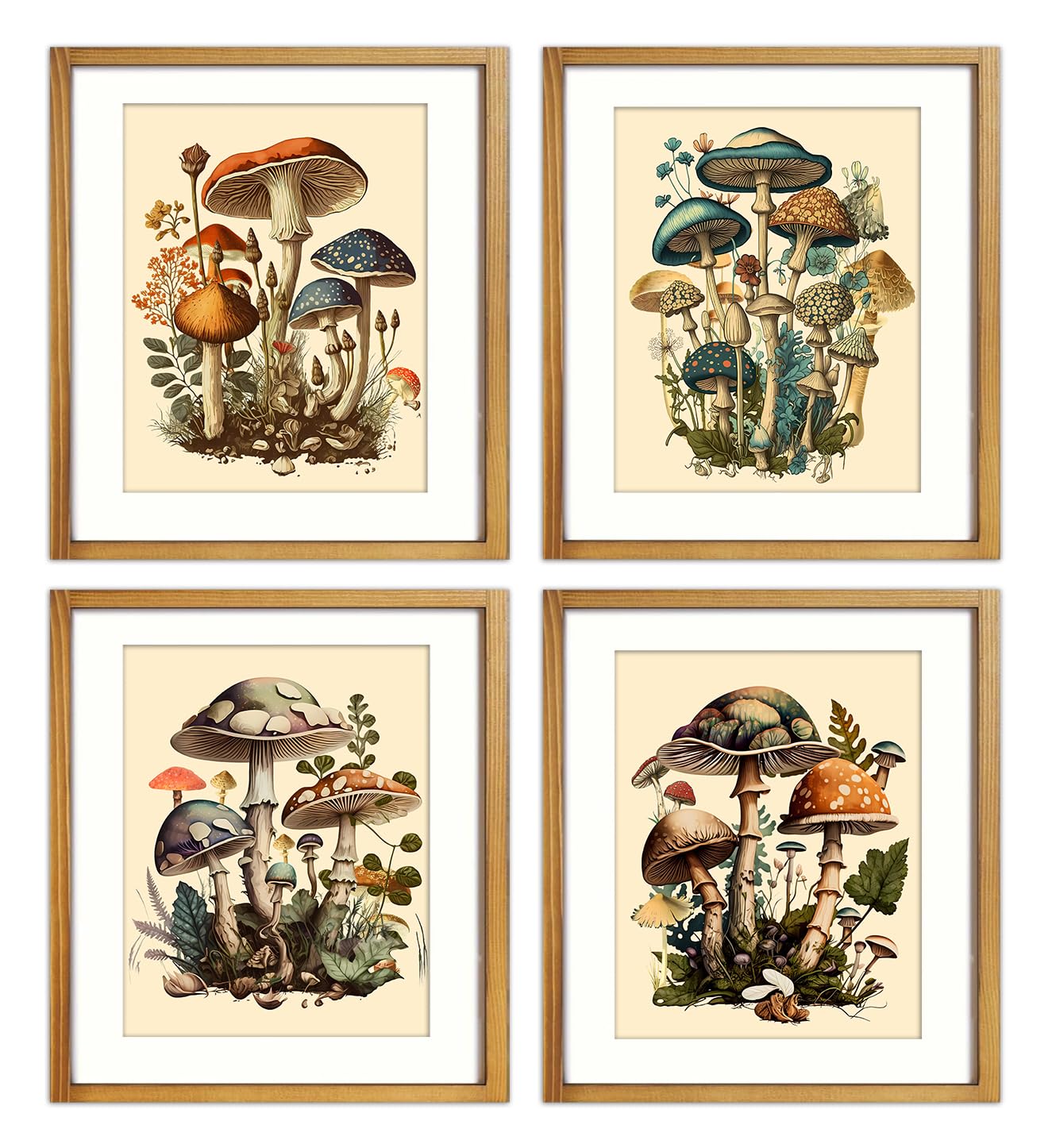Amazon.com: Mushroom Wall Decor Aesthetic Posters,Colorful Mushroom ...